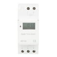 Digital Time Switch LCD Display Rail Type Control Timer AHC15A AC220V‑240V Industrial Supplies ...