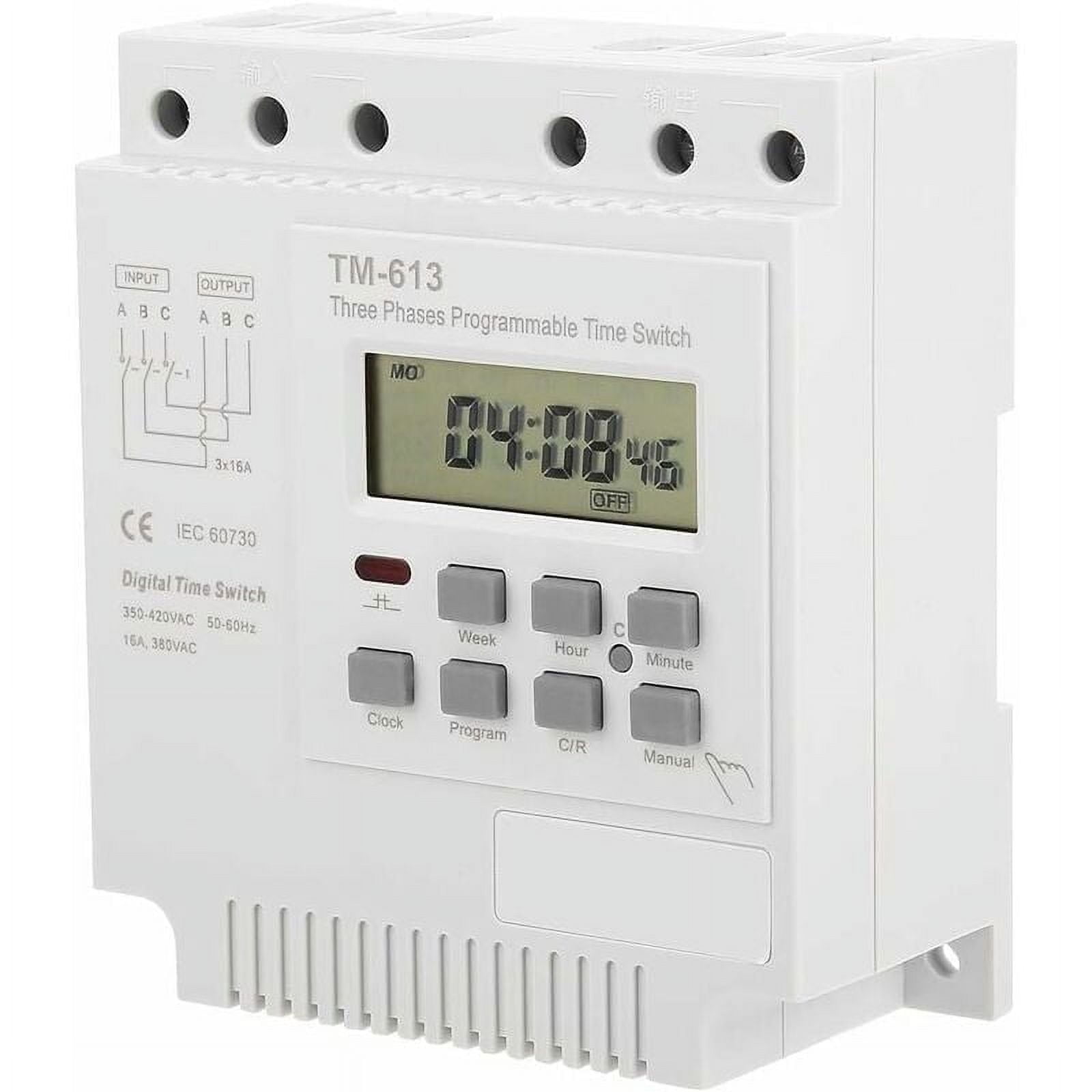 Digital Time Weekly Relay, Anti-Interference Programmable Battery ...