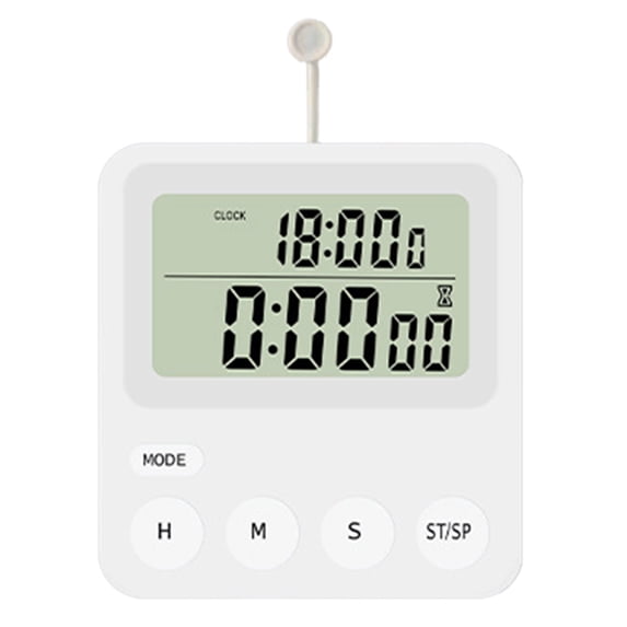 Digital Timer Alarm Clock LCD Display Timer Clock Countdown Timer Wall ...