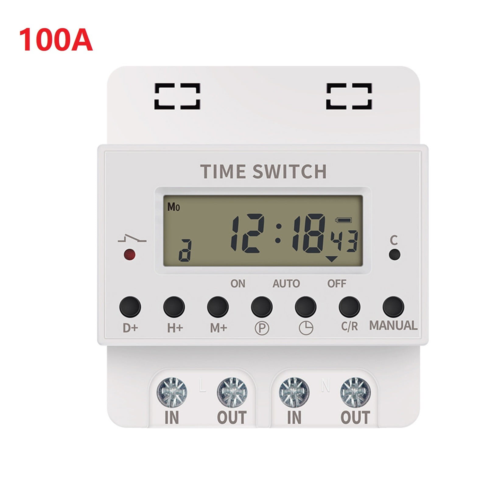 Digital Timer Switch Relay KG316T AC220V 100A Electronic Programmable ...