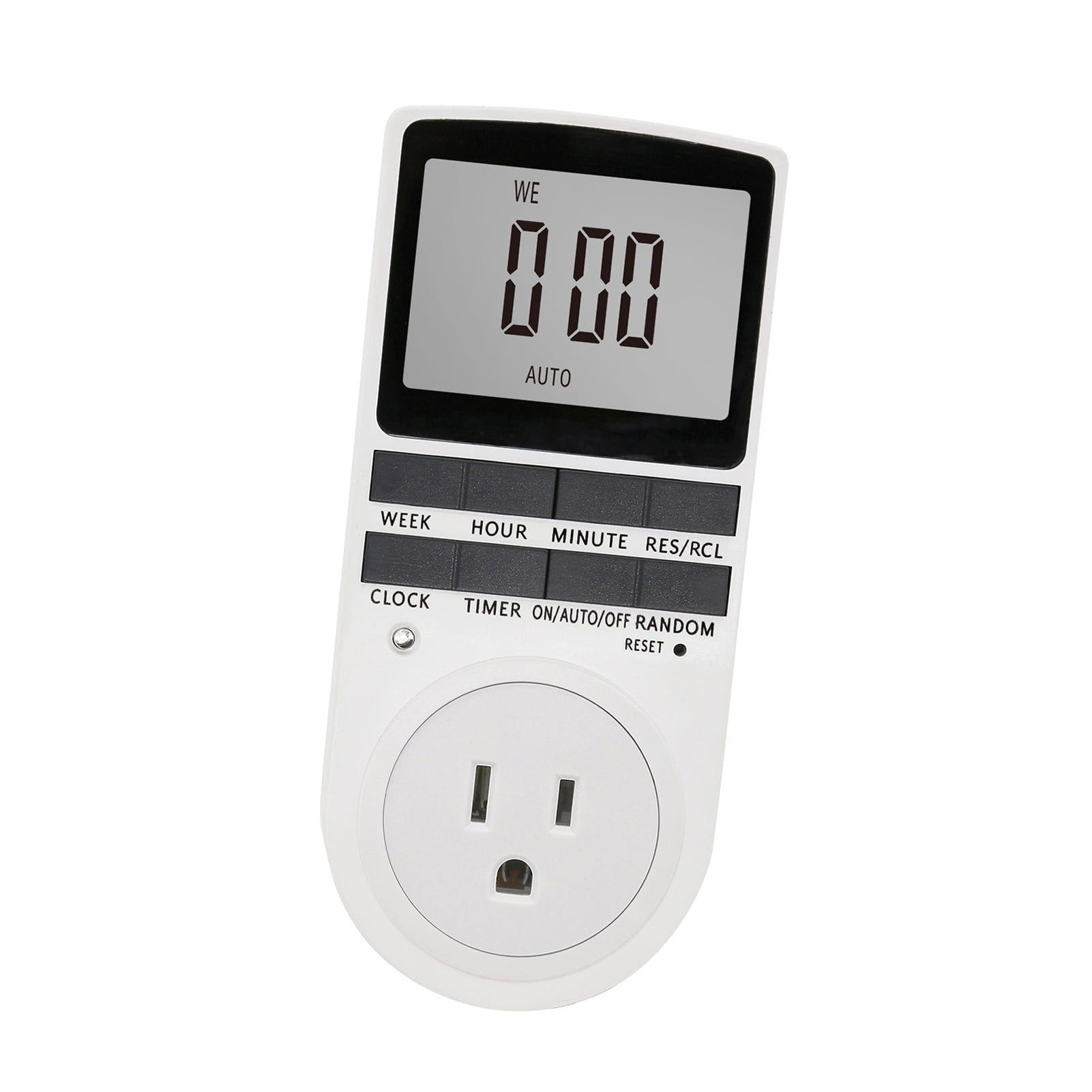 Digital Timer Switch Socket Digital Electronic Timer Switch LCD Display Plug In Programmable ...