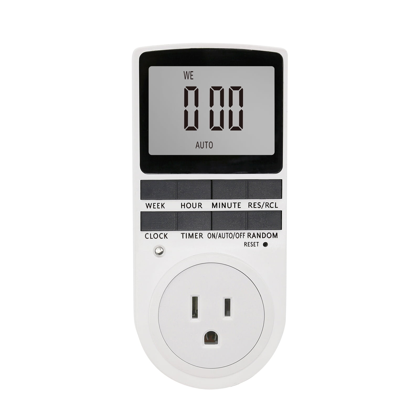 Digital Timer Switch Socket Digital Electronic Timer Switch LCD Display ...