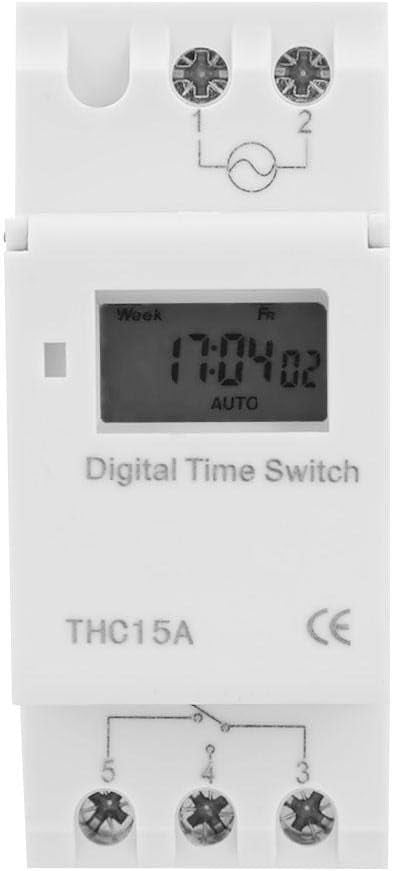 Digital Timer Switch, Wall Timer Switch for Lights Bathroom Wall Switch ...