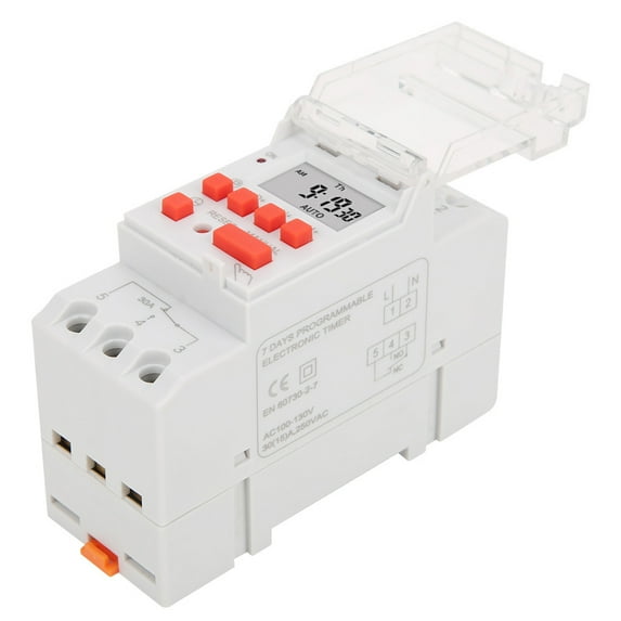 Digital Timer Switch, Weekly Programmable Control with Countdown, 16 On ...