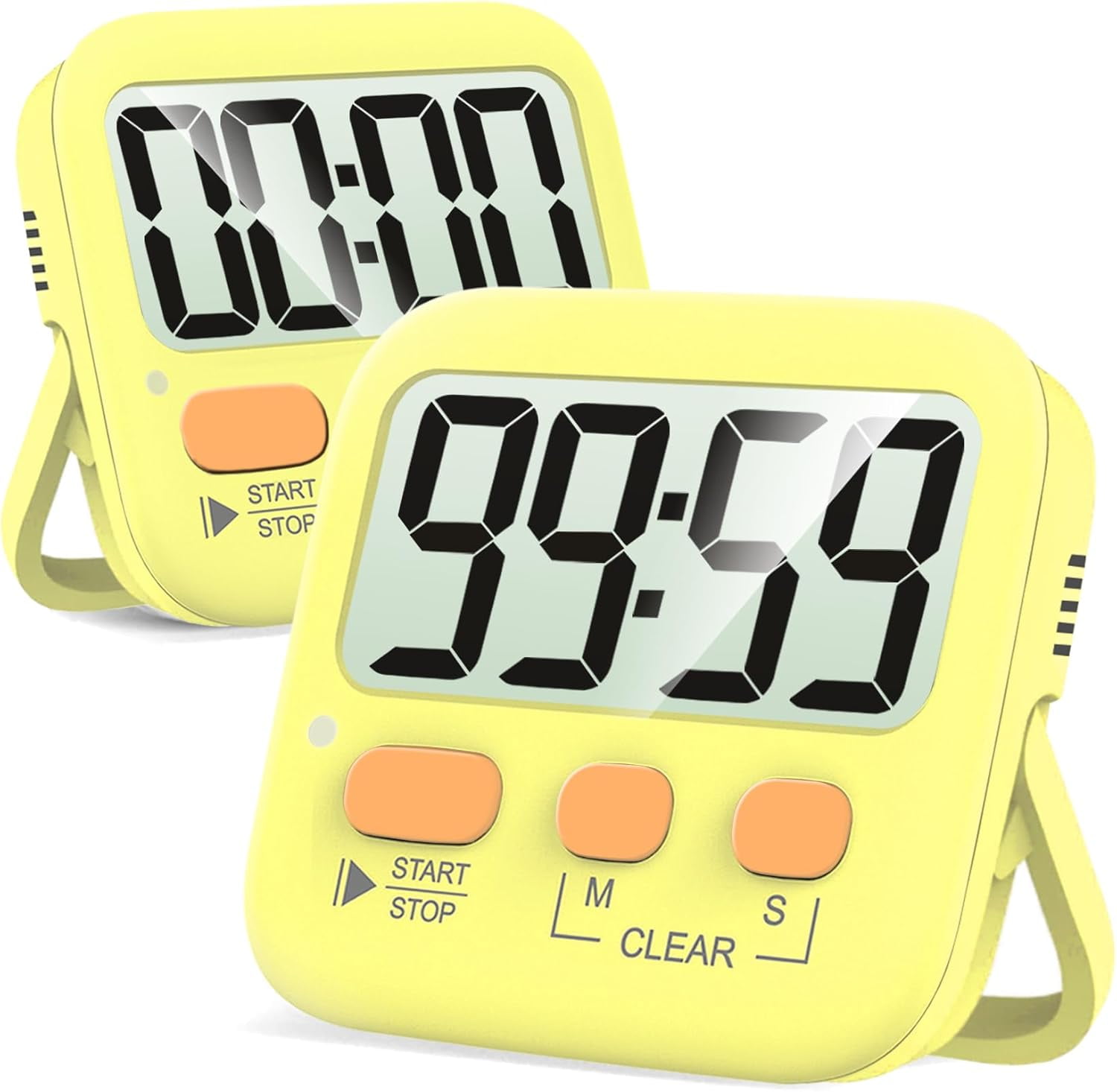 Digital Timer, Magnetic Countdown Kitchen Timers for Cooking, Egg ...