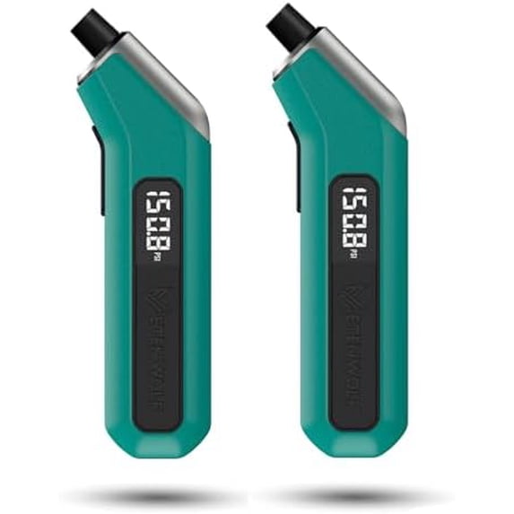 Digital Tire Gauge 2 Pack, Industrial Tire Gauge 3-200 PSI, Calibrated ...