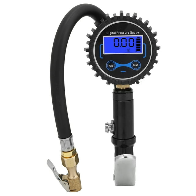 Digital Tire Inflator with Pressure Gauge LCD Display Light Auto Air Inflating - Walmart.com