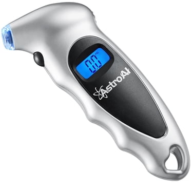 Rhino USA Electronic Car Tyre Gauge, 150 PSI Digital Tire Pressure (1 ...