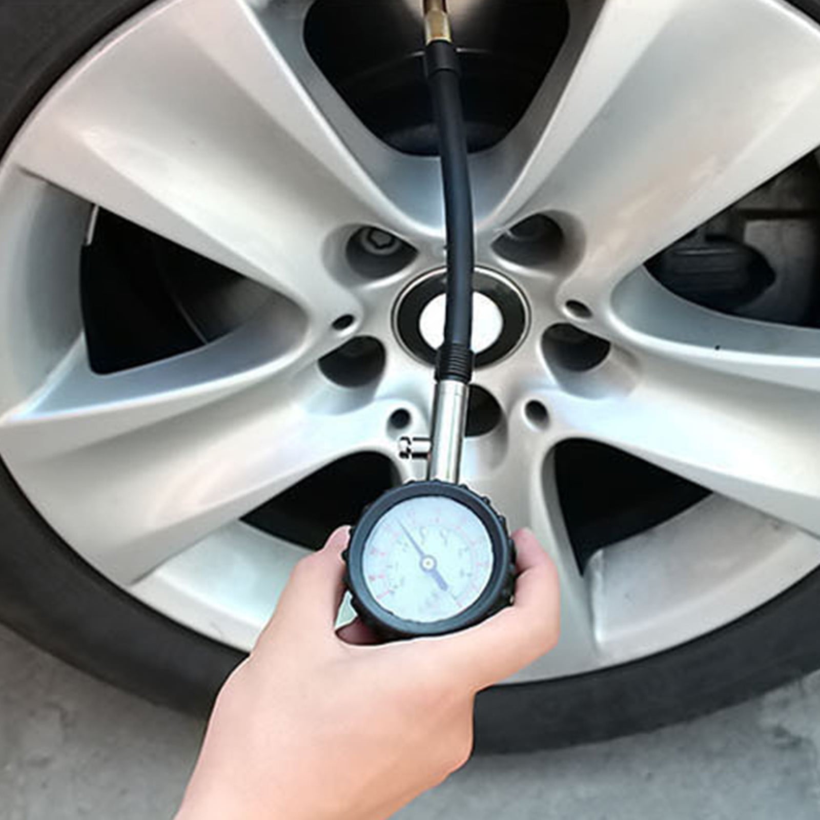 Digital Tire Pressure Monitor, Stainless Steel Construction, Precision ...