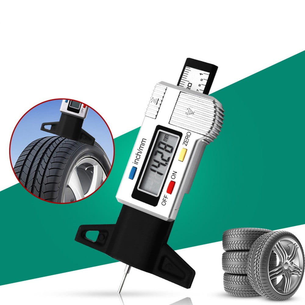Digital Tire Tread Depth Gauge Cartire Wear Detection Electronic ...
