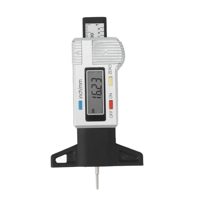 Digital Tire Tread Depth Gauge Tire Tread Depth Measuring Tool 0?25.4mm Range Accurate Reading ...