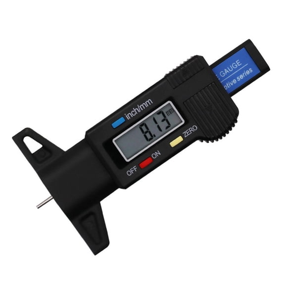 Yoetaun Digital Car Tyre Tire Depth Gauge Meter Measurer Tool Caliper ...