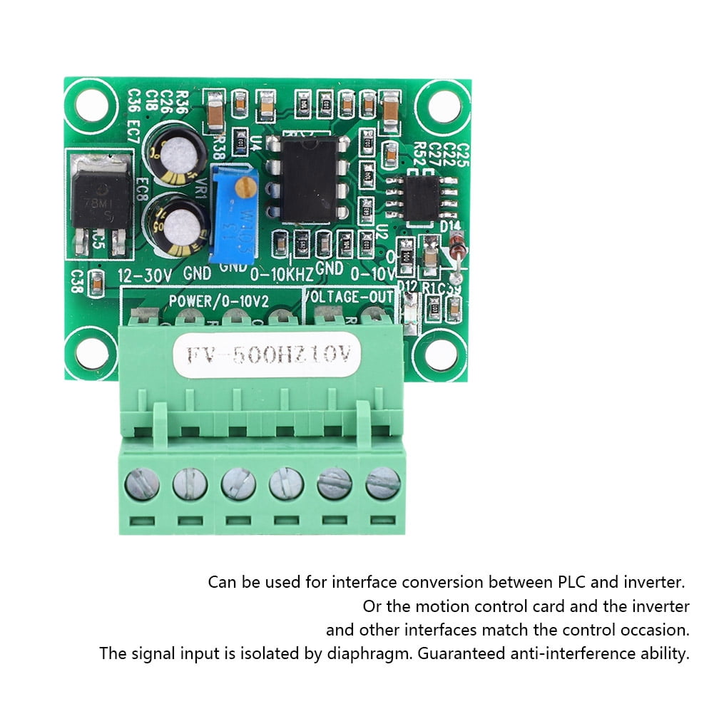Digital To Analog Converter Module, PLC Frequency Converter Interface ...