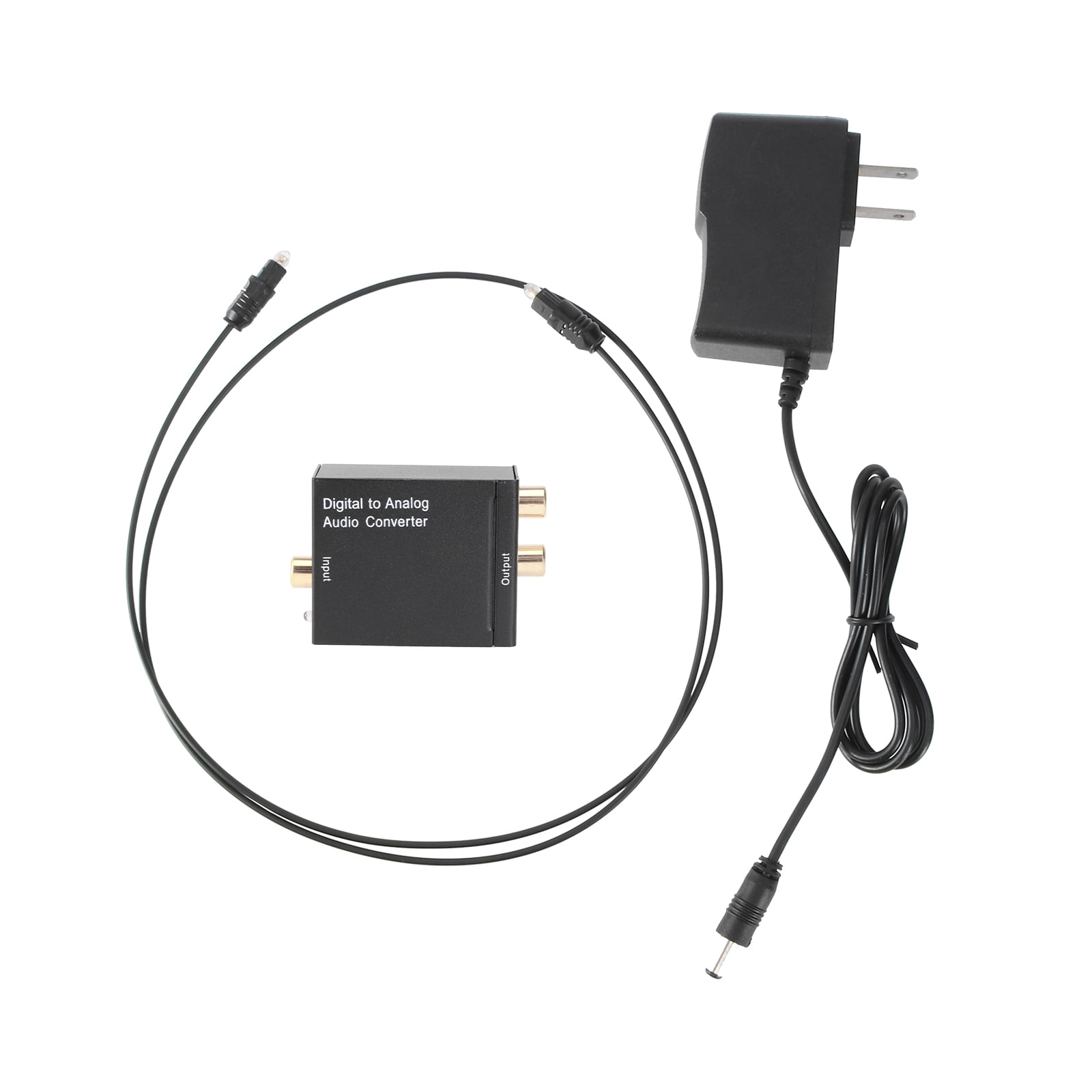 Digital To Analog Optical Toslink SPDIF Coax Coaxial To Analog RCA ...