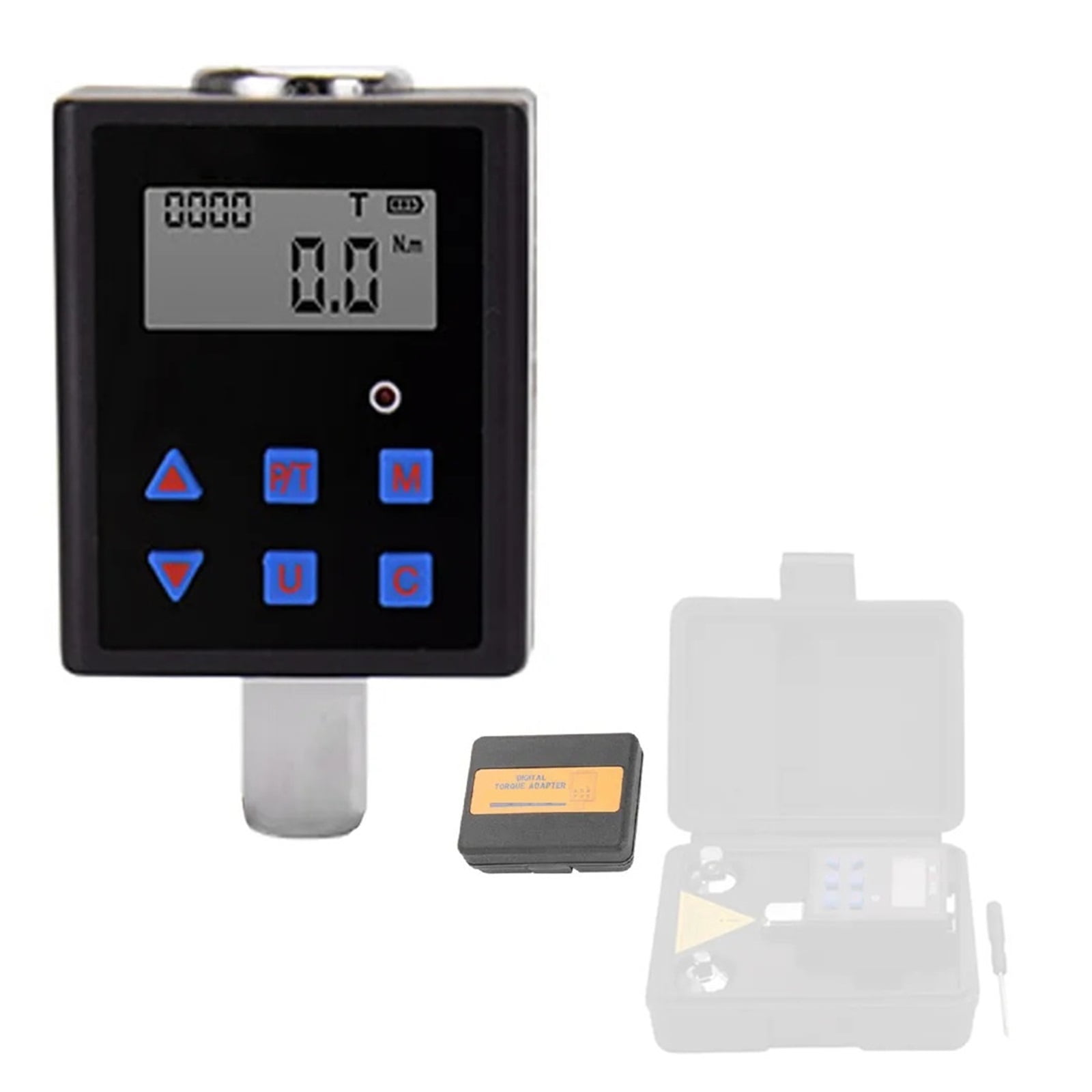 Digital Torque Meter 0.3-340 N.m Adjustable Torque Meter Adapter ...