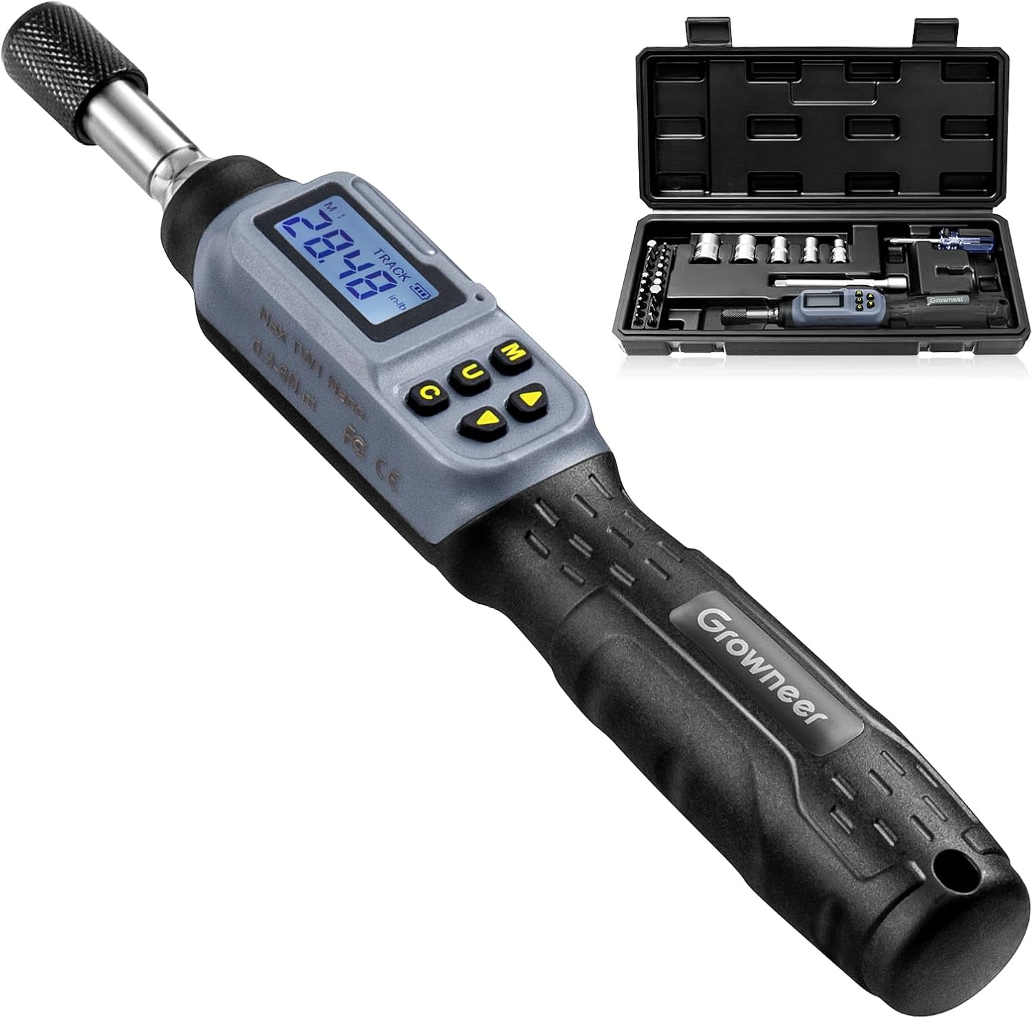 Digital Torque Screwdriver, 2.66-53.1 In-lbs/0.3-6 Nm, 1/4'' Drive Inch ...
