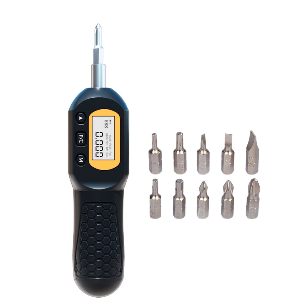 Digital Torque Screwdriver with LCD Display Accuracy Torque Control ABS ...