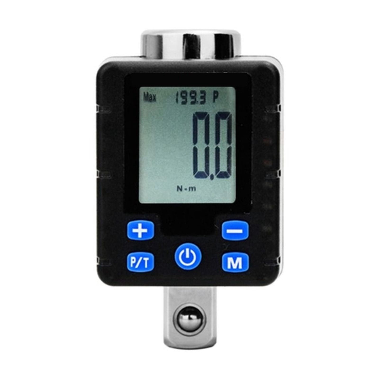 Digital Torque Wrench 0.3-340 Nm Adjustable Torque Meter Adapter ...