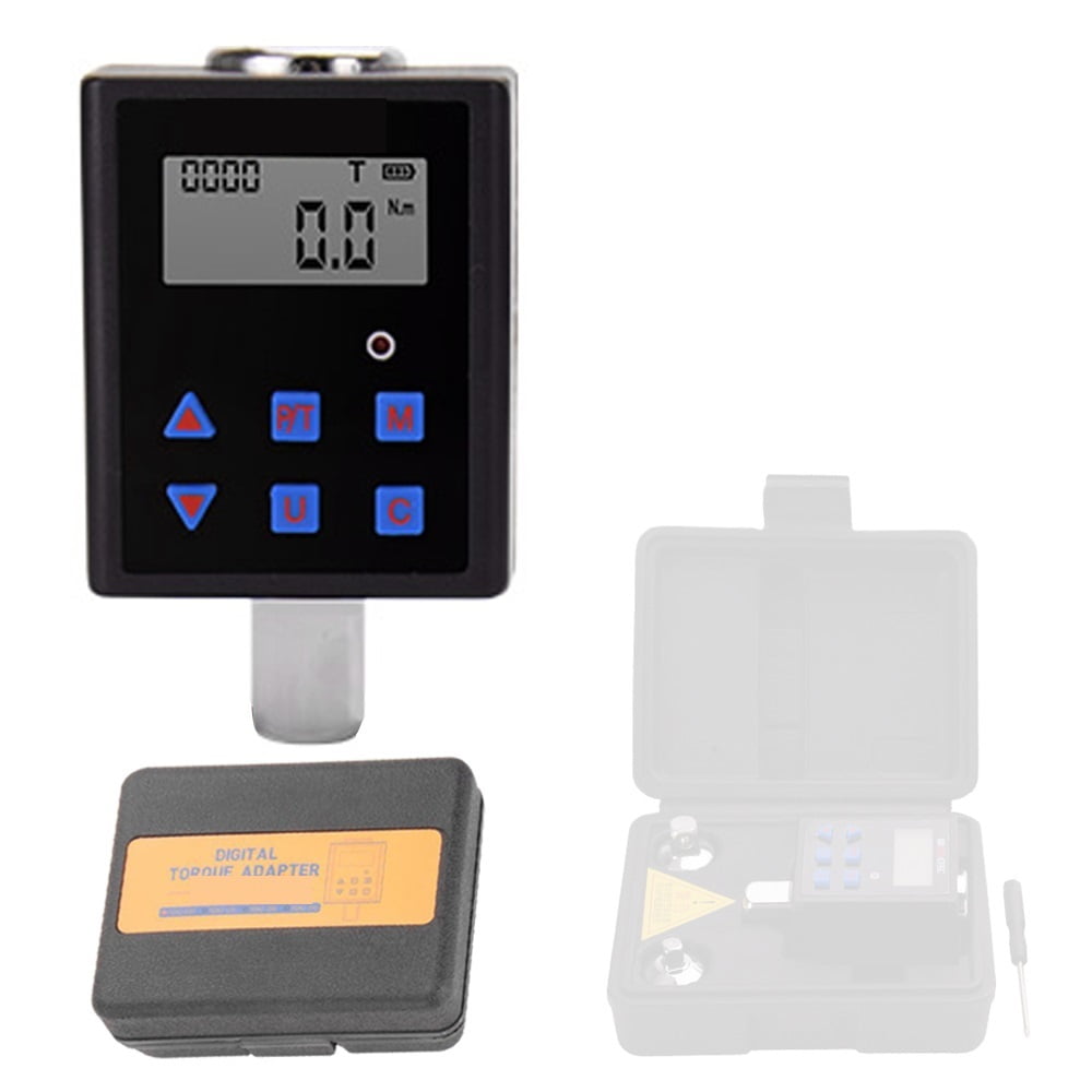 Digital Torque Wrench 0.3-340 Nm Adjustable Torque Meter Adapter ...