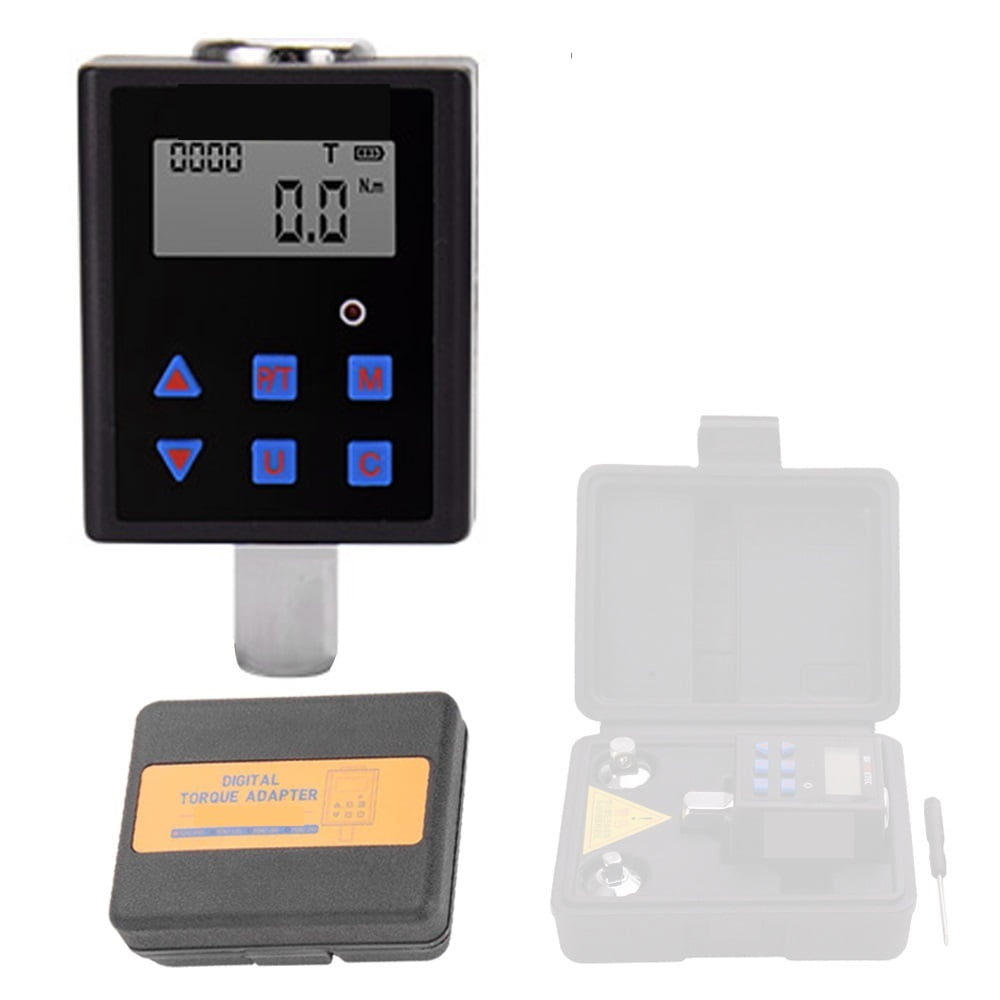 Digital Torque Wrench 0.3-340 Nm Adjustable Torque Meter Adapter ...