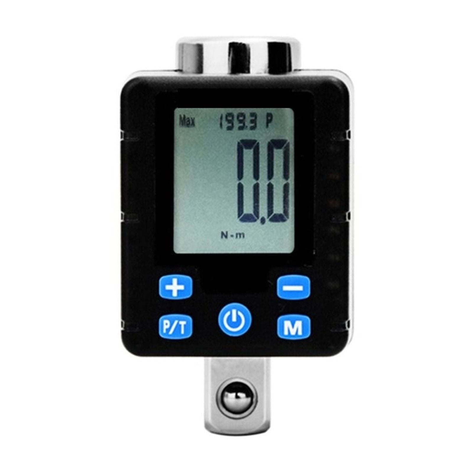 Digital Torque Wrench 0.3-340 Nm Adjustable Torque Meter Adapter ...