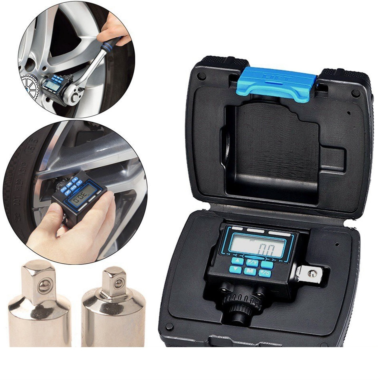 Digital Torque Wrench 1/2" 2- 200Nm Adjustable Professional Electronic ...