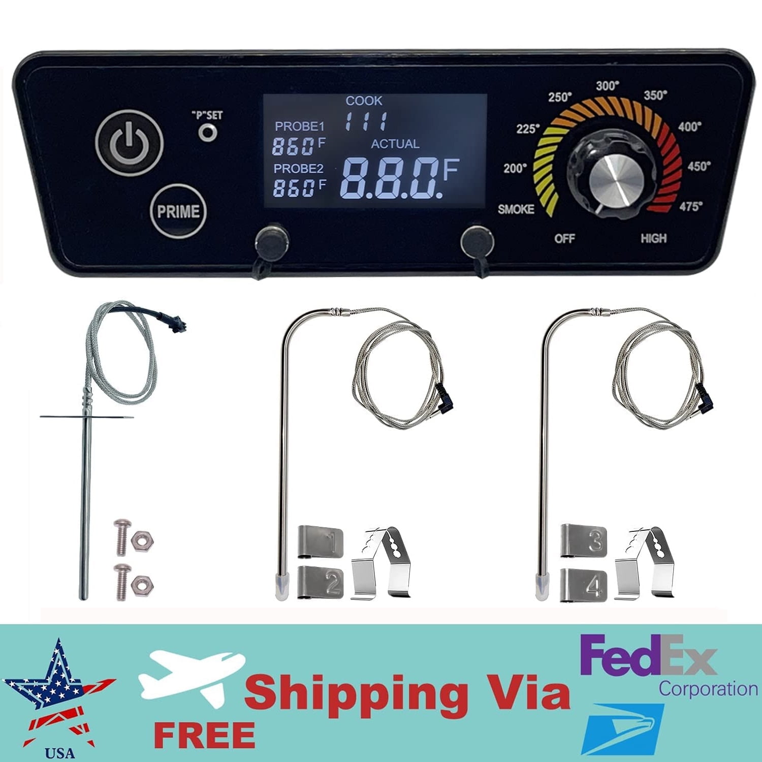 Pit Boss Digital Control Board for P7-340 / P7-540 / P7-700 / P7-1000 ...