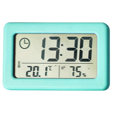 VOCOO Blue LED Digital Desktop Alarm Clock 6.3" Large Display for ...