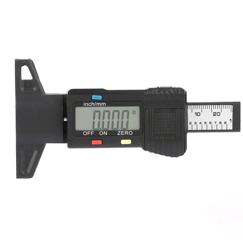 Digital Tread Depth Gauge Tire Thread Tester Gauge Measurer with LCD ...