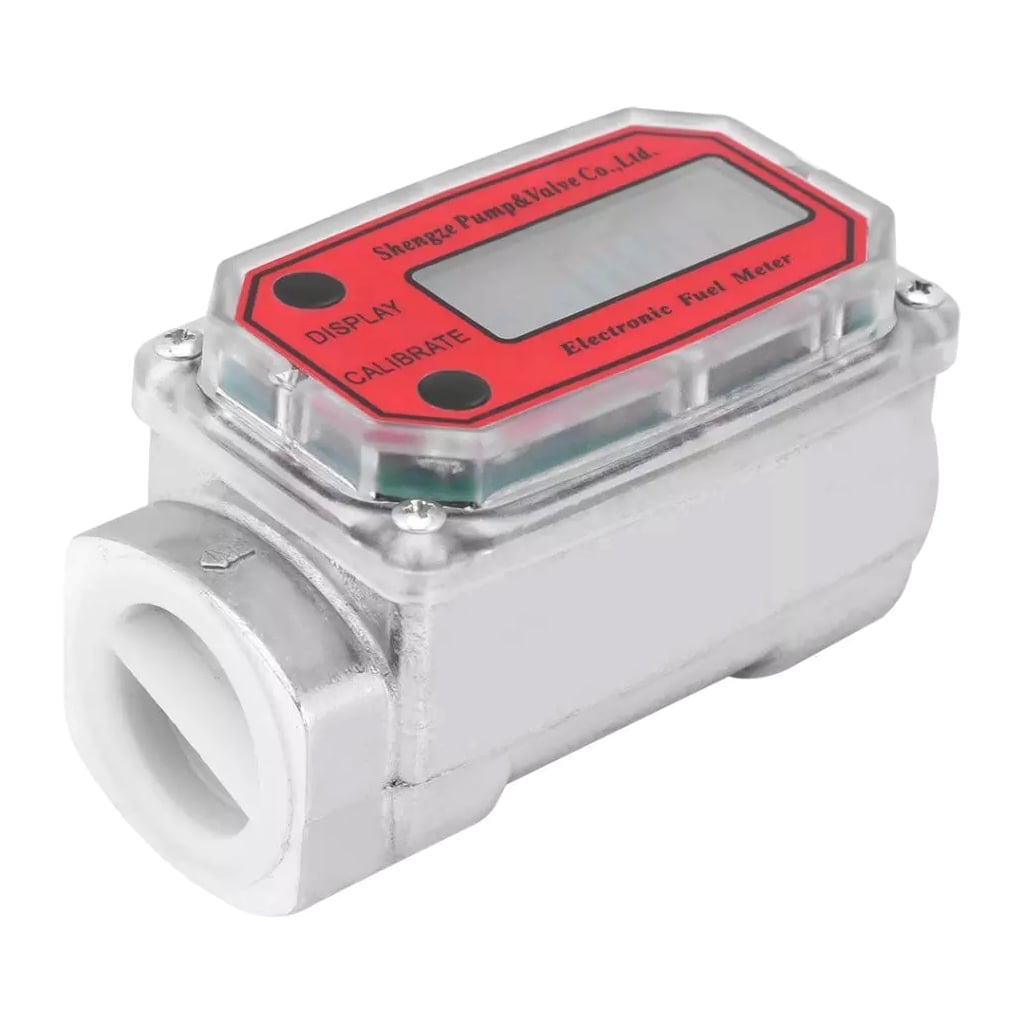 Digital Turbine Flow Meter Pump Flow Meter Gas Oil Fuel Flowmeter for ...