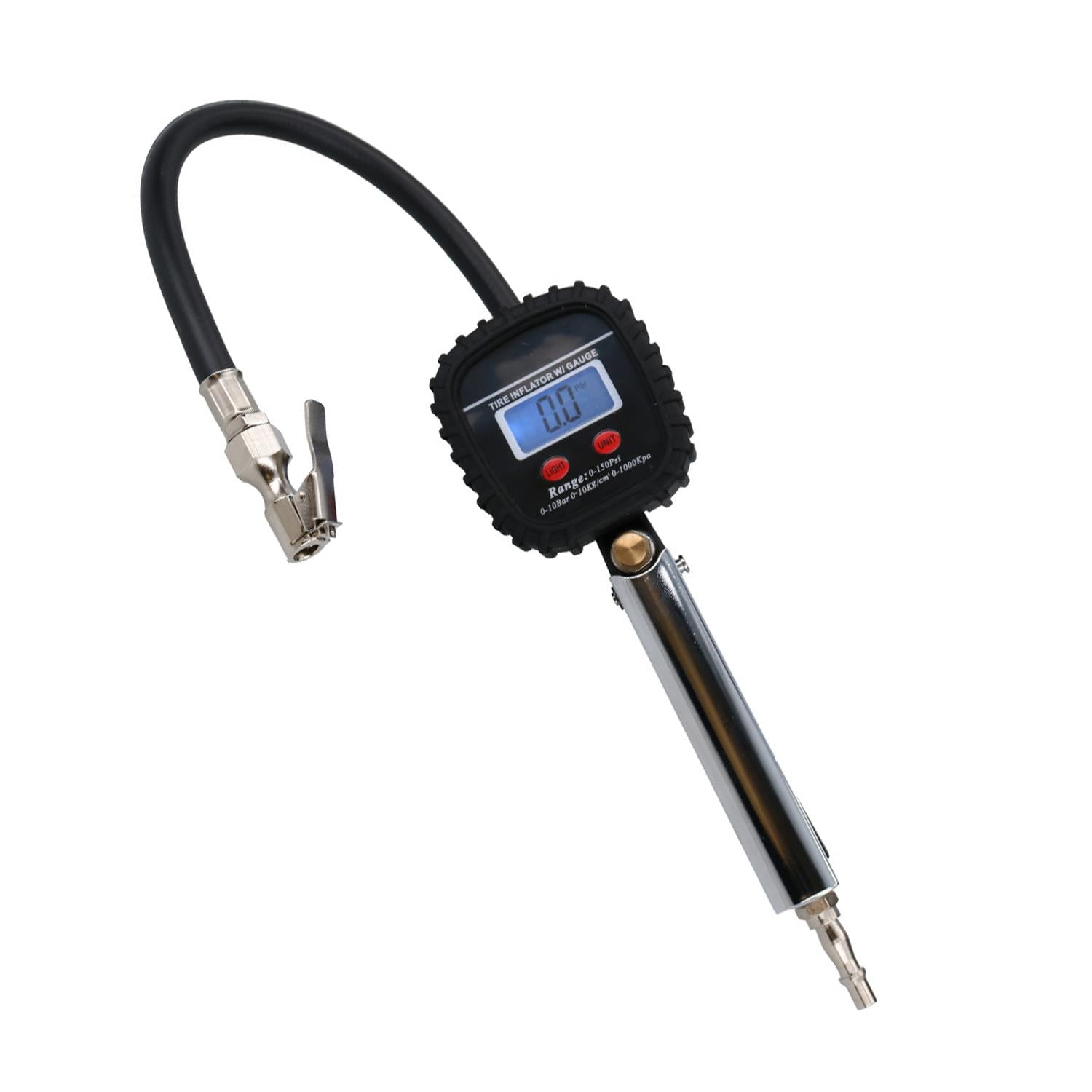 Digital Tyre Inflator Regulator With Accurate Gauge Cars / Vans / Bikes ...