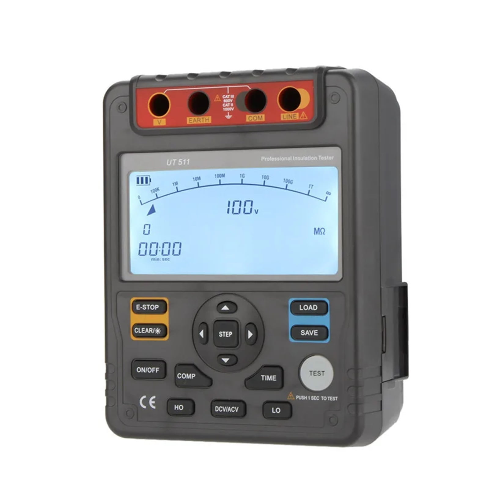 Digital UT511 Handheld True RMS Megameter Insulation Resistance Meter ...