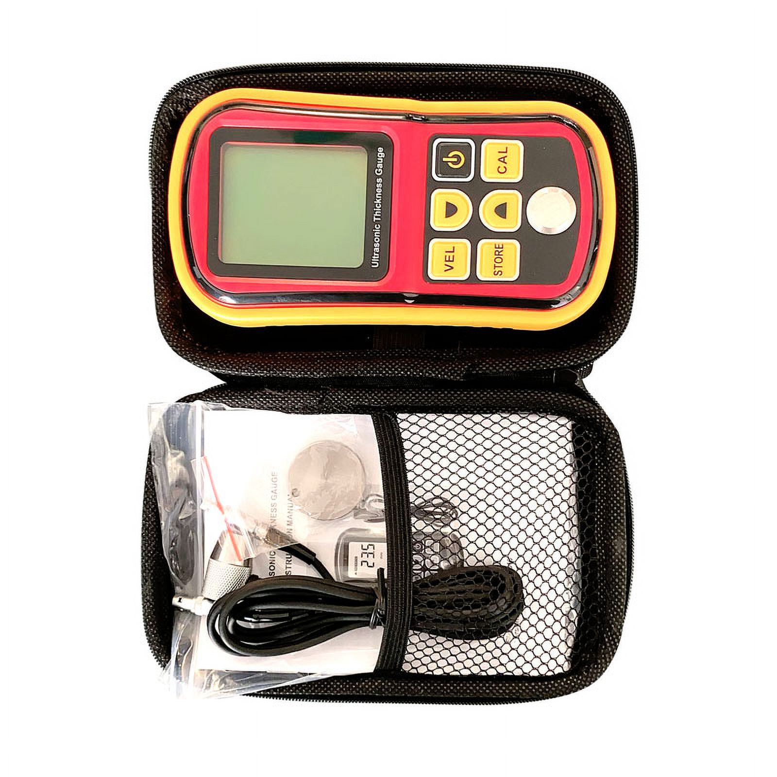 Digital Ultrasonic Thickness Gauge Tester Plastic Glass Ceramics Metal ...