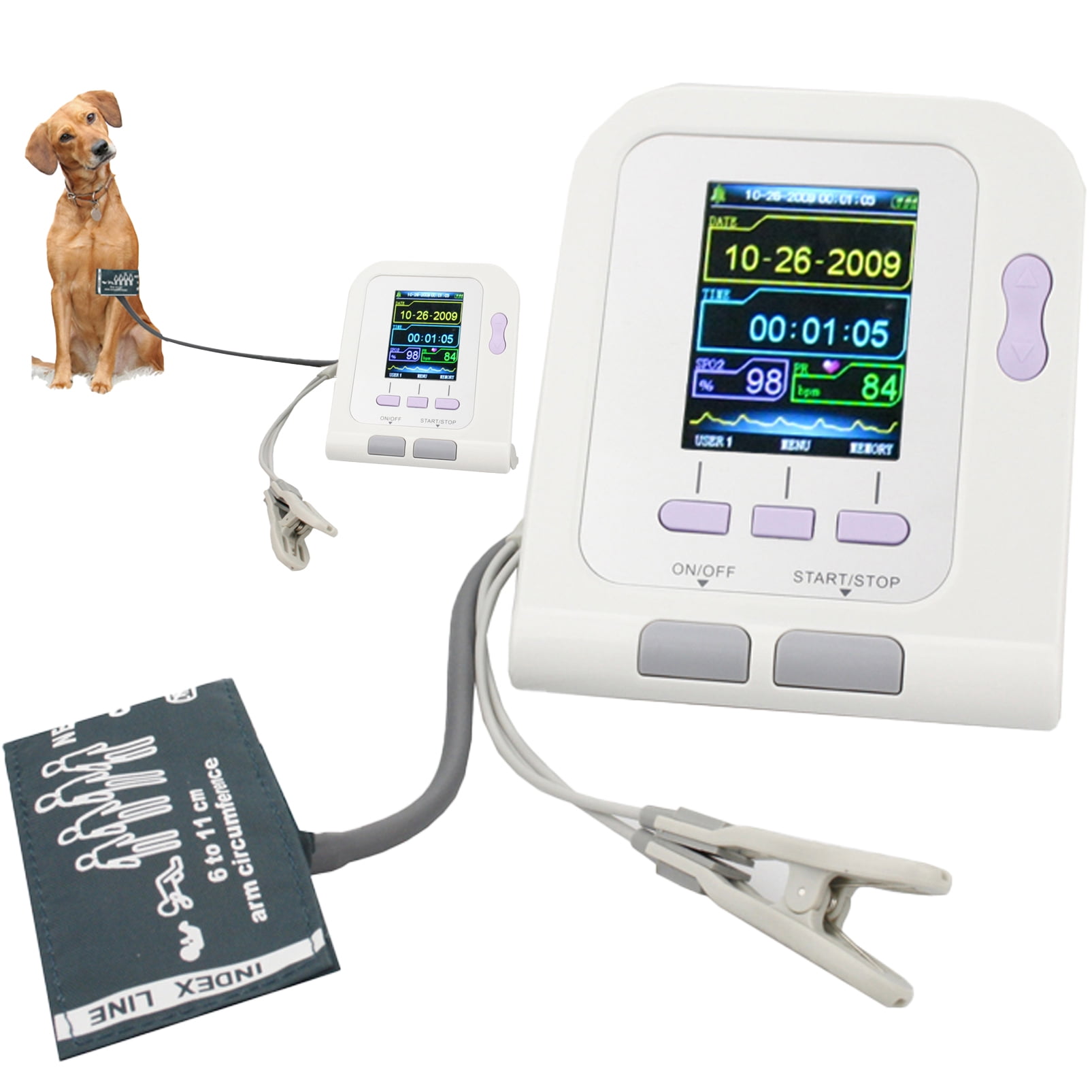 Digital Veterinary/ Animal Blood Pressure Monitor for Cat/Dog - Walmart.com