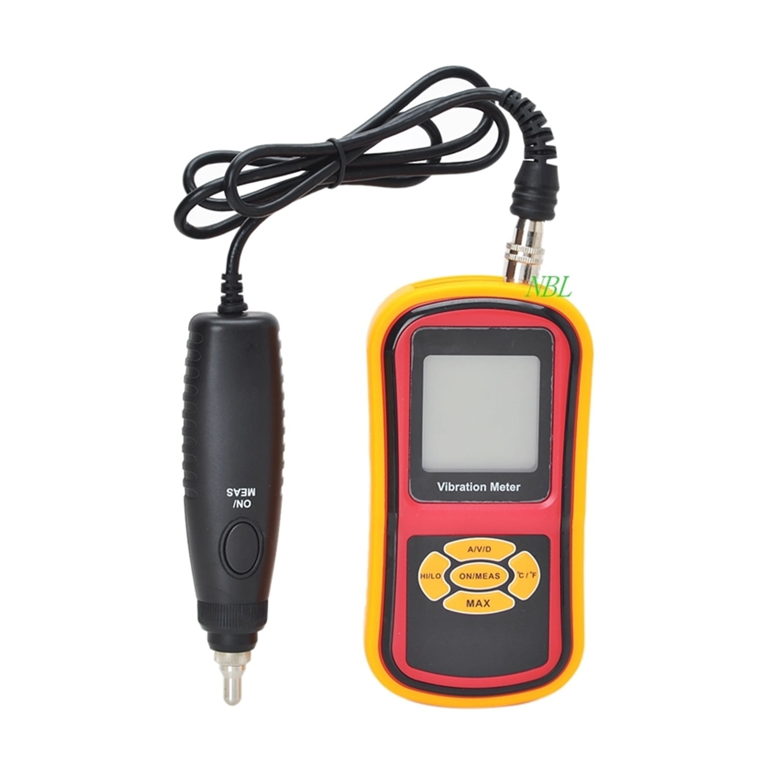 Digital Vibration Meter 0.1~199.9m/s2 Portable Electronic Vibrometer ...