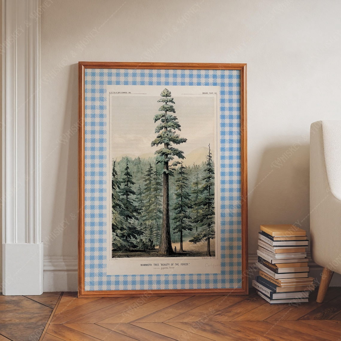 Digital, Vintage Pine Tree Art Print, Vintage Wall Art, Pine Tree ...