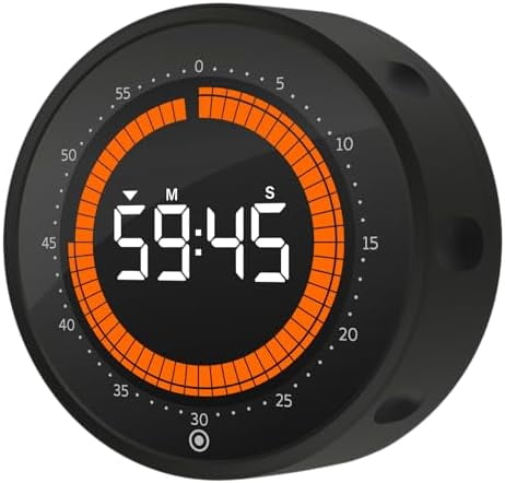 Digital Visual Timer - 60 Min Countdown & Countup, Large Screen for ...