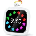 Digital Visual Timer for Kids, Rechargeable 99-Minute Silent Countdown Timer with 19 Ringtones ...