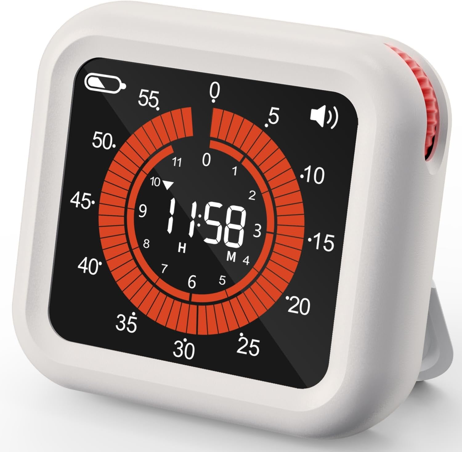 Digital Visual Timer - Large Display Magnetic Countdown Timer with ...