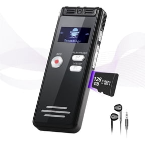 Knight KT1000 64GB Magnetic Voice Activated Recorder, Hidden Mini Audio ...