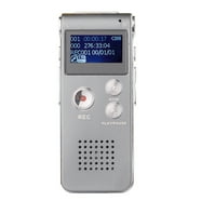 RONY Slim Handheld 32GB Digital Voice Recorder - Tiny Device, Audio MP3 Player for Lectures ...
