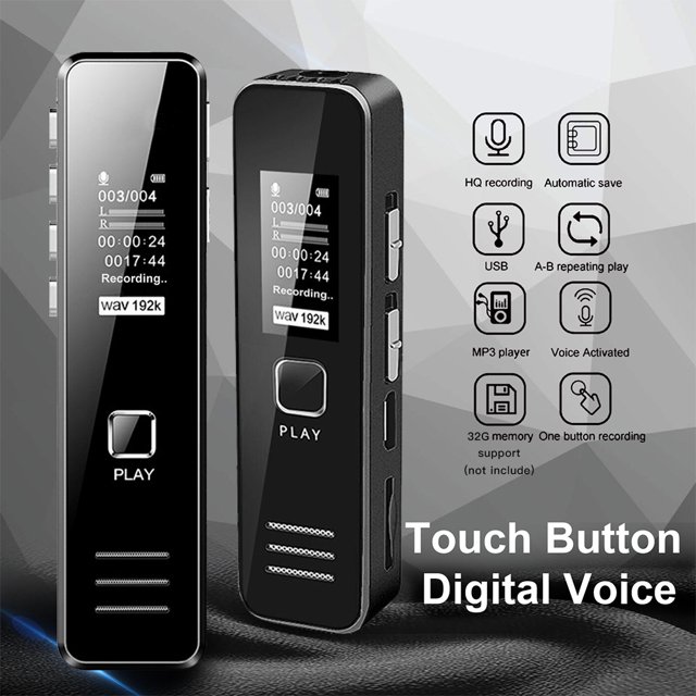 Digital Voice Recorder,Audio Recording Device for Lectures and Meetings ...