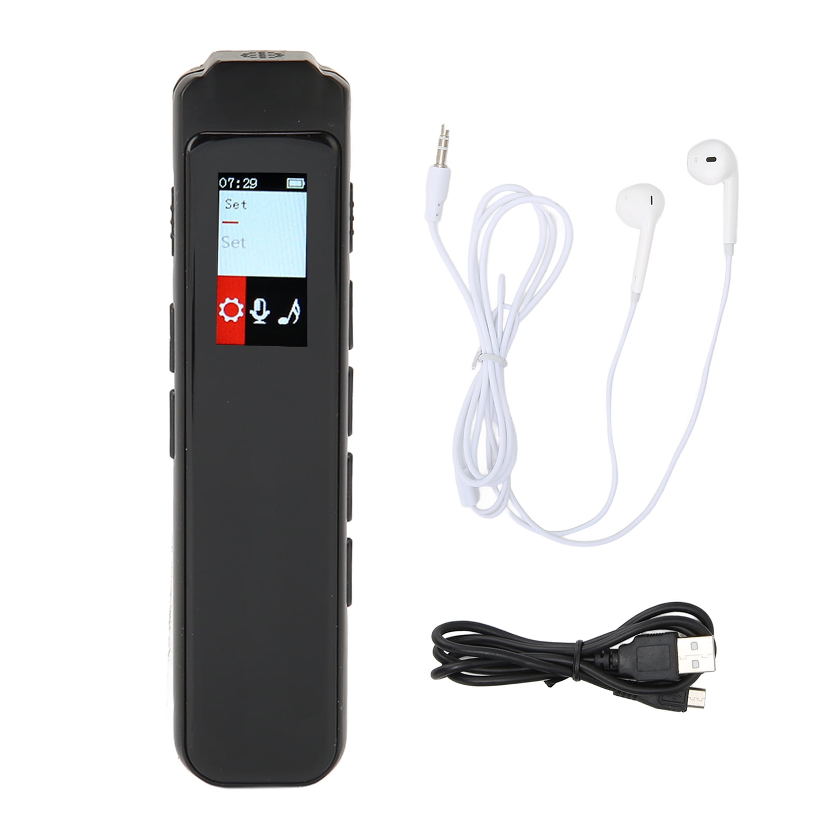 Digital Voice Recorder HD Smart Noise Reduction Small MP3 Player Voice ...