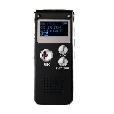 High-Quality 8GB Digital Voice Recorder, Portable Audio MP3 Player with ...