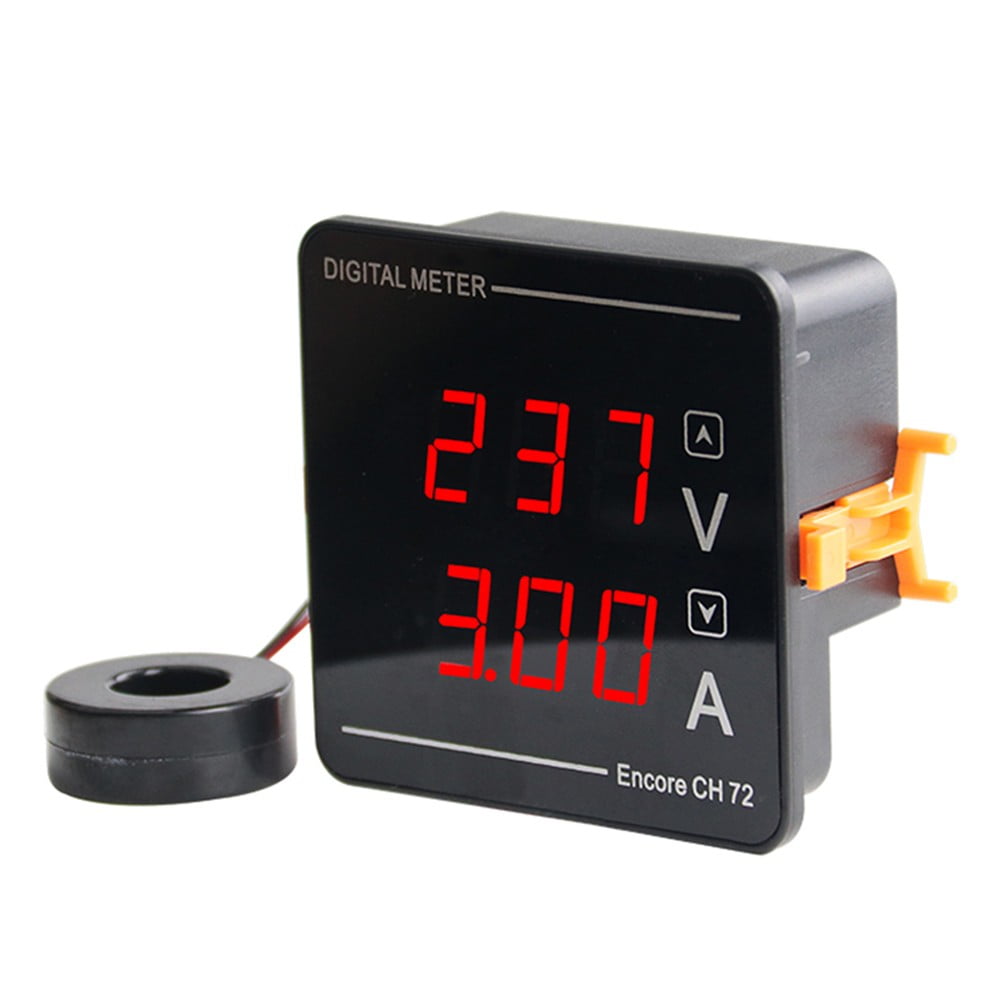 Digital Voltage Current Dual Display Meter Ac50-500V 1-120A High ...