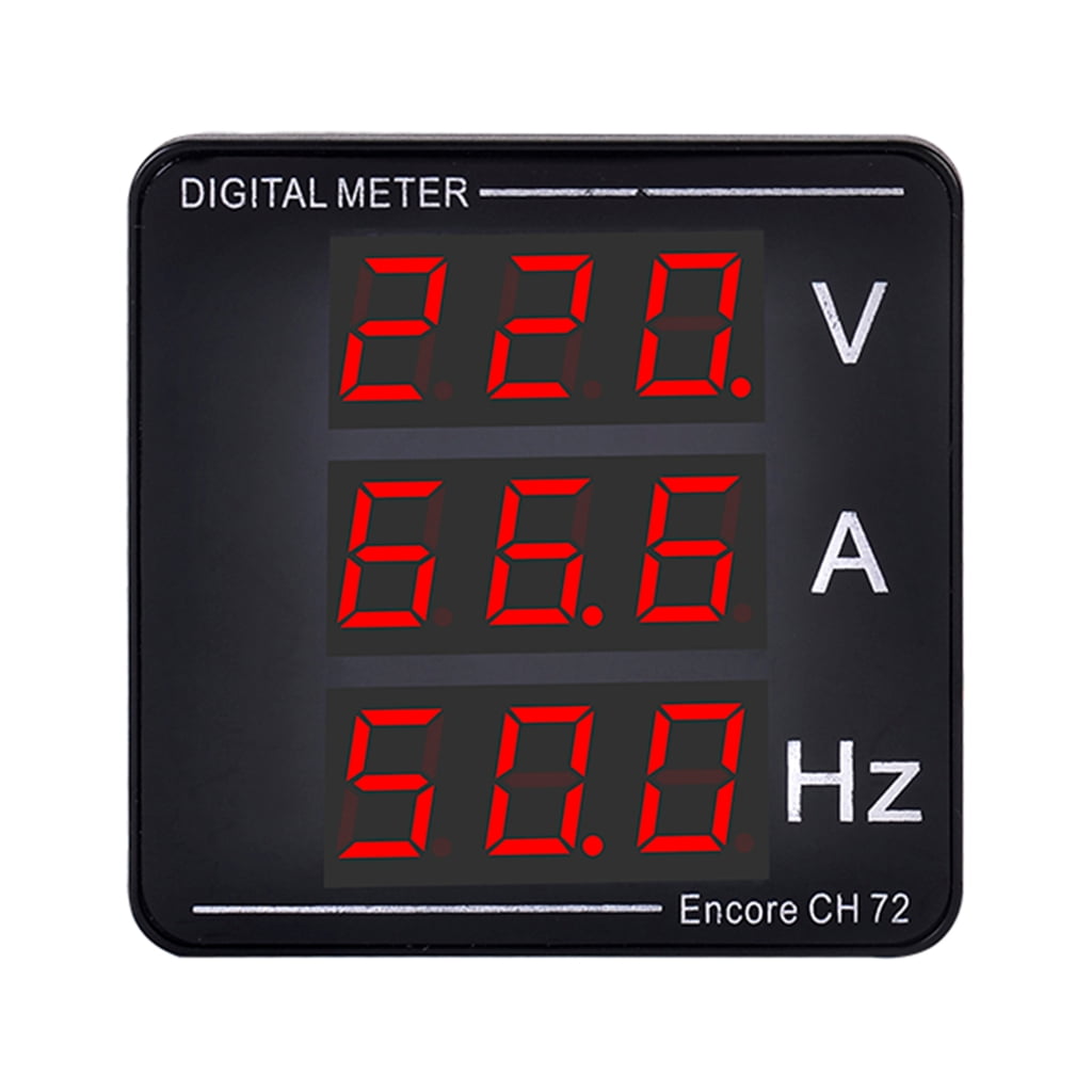 Digital Voltage Current Meter Panel Voltmeter Ammeter Frequency Meter ...