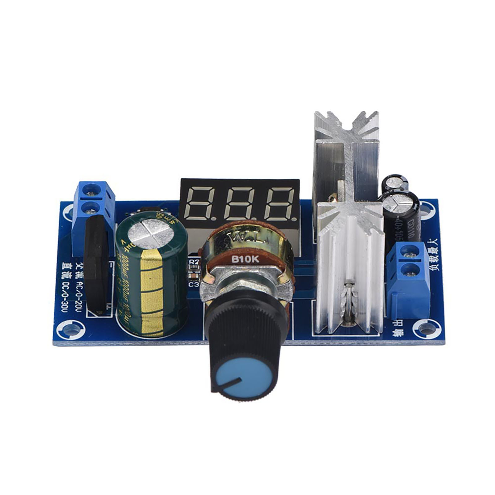 Digital Voltage Regulator Power Supply Board With Adjustable Voltage ...