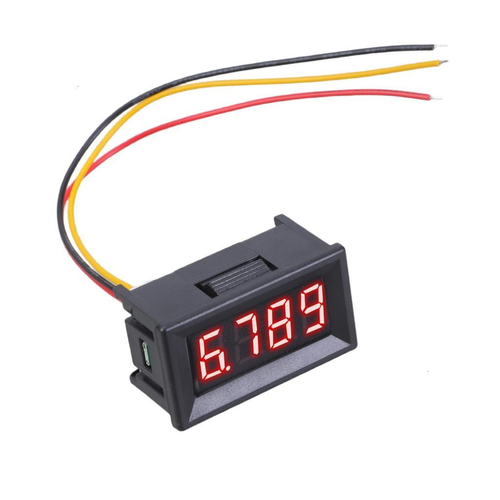 Digital Voltmeter 3 Wire 4 Digit Voltage Tester Voltage Gauge Easy ...