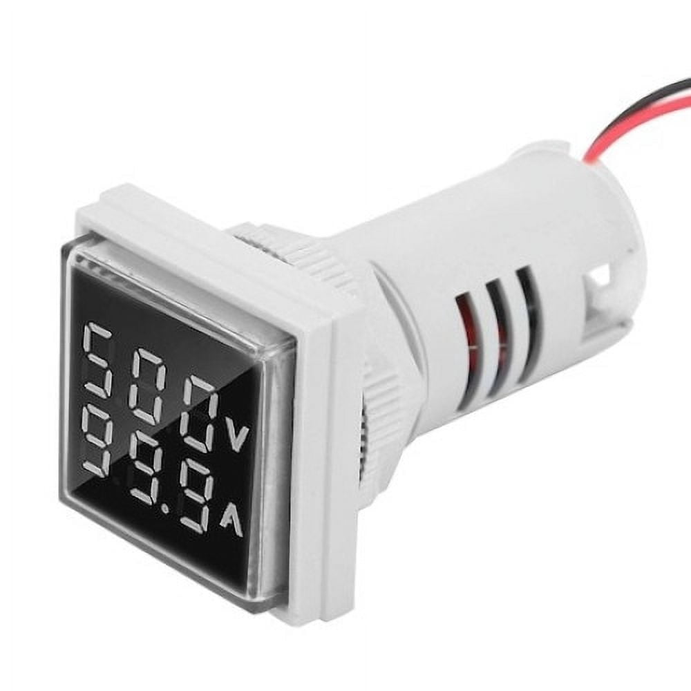 Digital Voltmeter/Ammeter, Led Display, 60-500 V, 0-100 A, 15 X 9 Cm ...