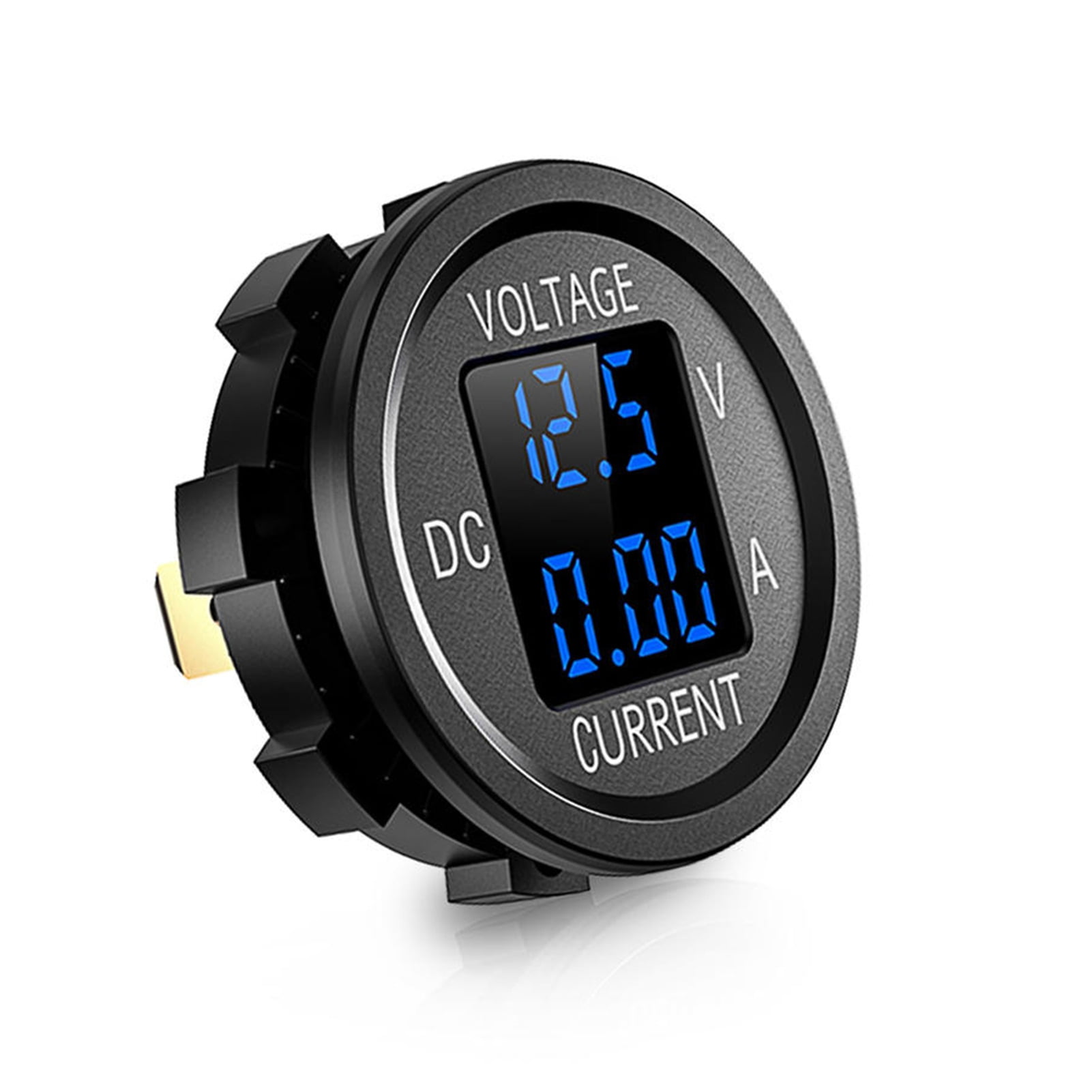 Digital Voltmeter Ammeter Universal High Precision Dual LED Display 12 ...